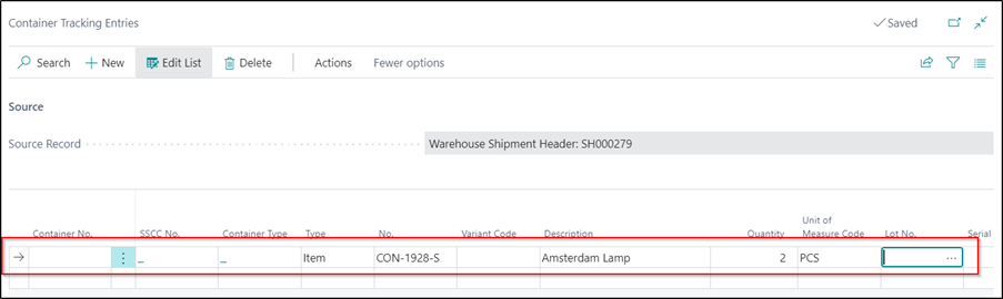 Clever Dynamics - Warehouse Shipments